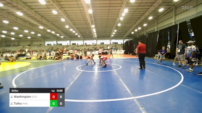 90 lbs Semifinal - Jaden Washington, Team Gotcha vs Jonny Tutku ...