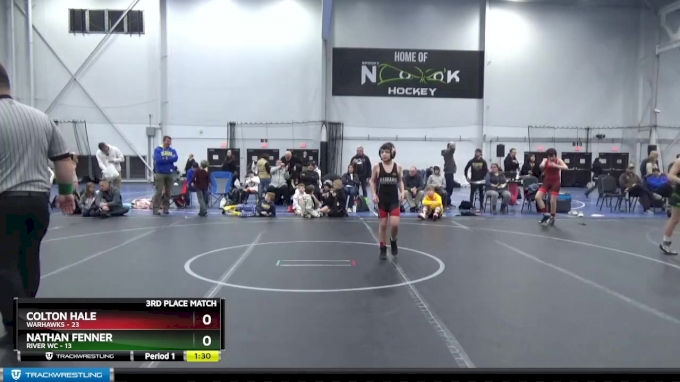 88 lbs Placement (4 Team) - Nathan Fenner, River WC vs Colton Hale ...