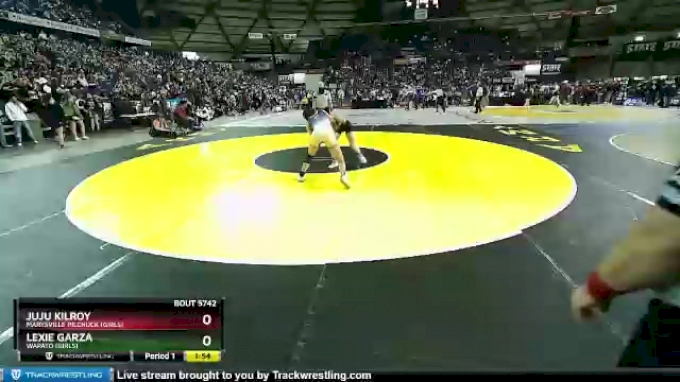 Girls 130 lbs Semifinal - Lexie Garza, Wapato (Girls) vs Juju Kilroy ...