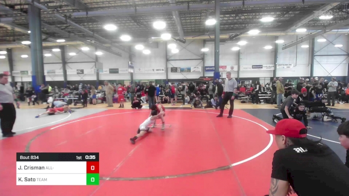 61 lbs 2nd Place - James Crisman, All-Phase WC vs Kingston Sato, Team ...