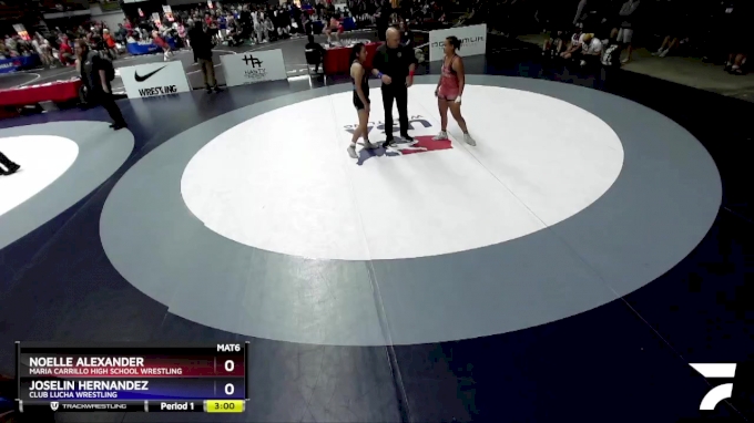 145 lbs Round 3 - Noelle Alexander, Maria Carrillo High School ...