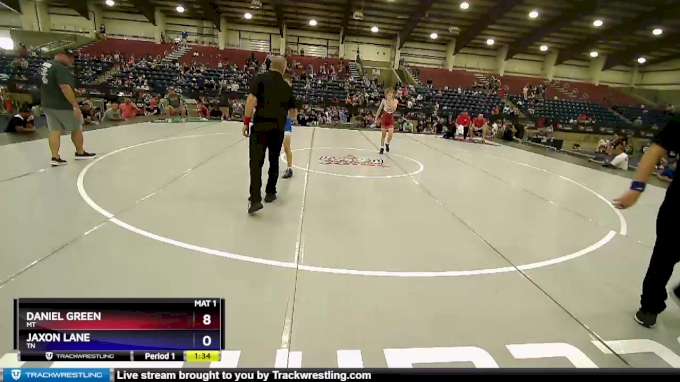 106 lbs 1st Place Match - Daniel Green, MT vs Jaxon Lane, TN