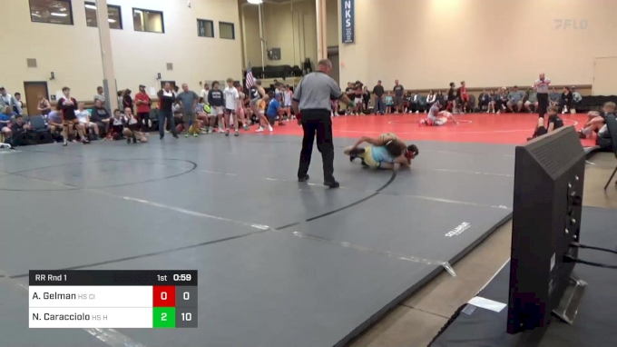 113 lbs Rr Rnd 1 - Adam Gelman, HS Cincinnati WC vs Nate Caracciolo, HS ...