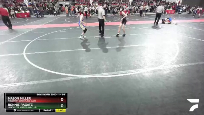 94 lbs Champ. Round 2 - Ronnie Ragatz, Lancaster Wrestling Club vs ...