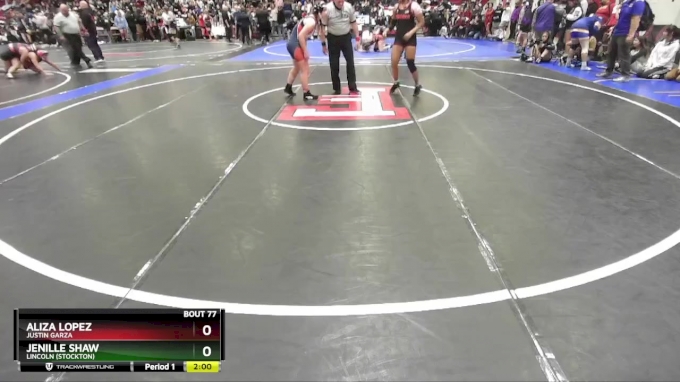 140 lbs Champ. Round 1 - Aliza Lopez, Justin Garza vs Jenille Shaw ...