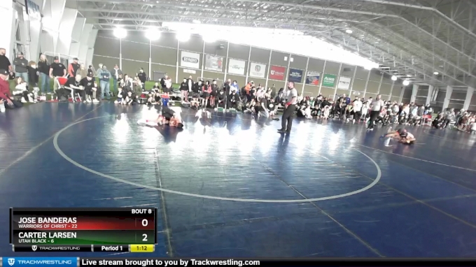 71 lbs Champ Round 1 (16 Team) - Carter Larsen, Utah Black vs Jose ...