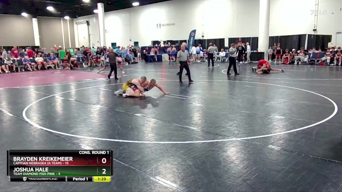 132 lbs Quarters & Wb (16 Team) - Joshua Hale, Team Diamond Fish Pink ...