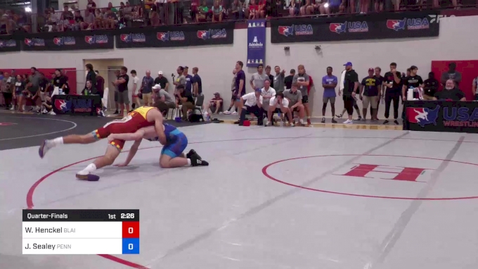 74 kg Quarterfinal - William Henckel, Blairstown Wrestling Club vs ...