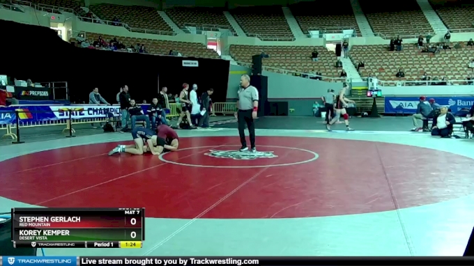 D1-144 lbs Champ. Round 1 - Korey Kemper, Desert Vista vs Stephen ...