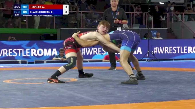 60 kg 1/8 Final - Abdullah Toprak, Turkey vs Ebrahim Elahichouran, Iran