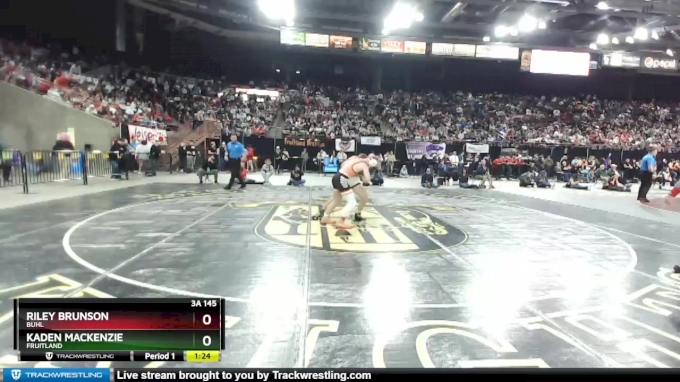 3A 145 lbs 1st Place Match - Kaden MacKenzie, Fruitland vs Riley ...