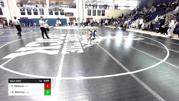 127 lbs Consi Of 8 #2 - Charlie DeSena, Lake Highland Prep vs Colin ...