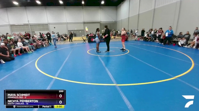 200 lbs Semis & 3rd Wb (16 Team) - Maya Schmidt, Minnesota Red vs ...