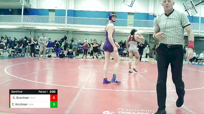 165 lbs Semifinal - Connor Svantner, Triton College vs Caden Kirchner ...