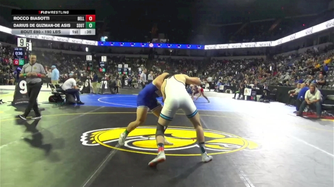 190 lbs Consi Of 32 #2 - Rocco Biasotti, Bellarmine (CC) vs Darius De ...