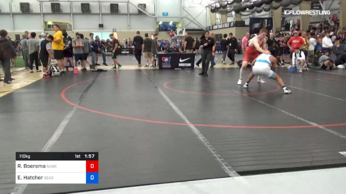 110 kg Consolation - Ryan Boersma, NLWC vs Ethan Hatcher, Seasons