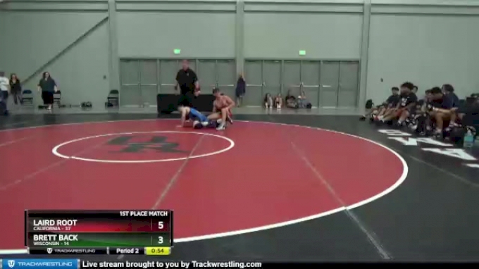 152 lbs Placement Matches (8 Team) - Laird Root, California vs Brett ...