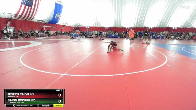 106 lbs Champ Round 1 (16 Team) - Simon Rodriguez, Cumberland vs Joseph ...