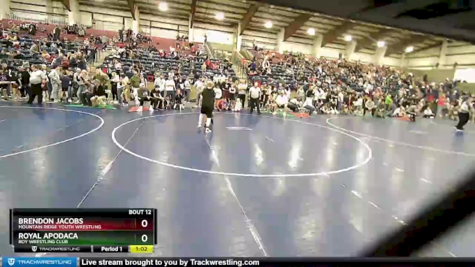 130 lbs Cons. Semi - Brendon Jacobs, Mountain Ridge Youth Wrestling vs ...