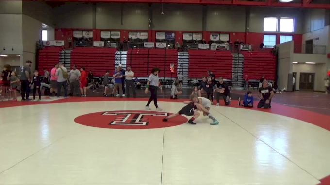 58+65 2nd Place Match - Ella Robbins, Bison Takedown vs Alaina Gilbert ...