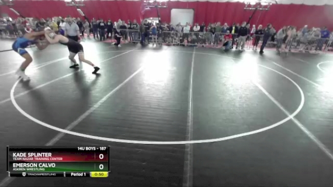 187 lbs Semifinal - Kade Splinter, Team Nazar Training Center vs ...