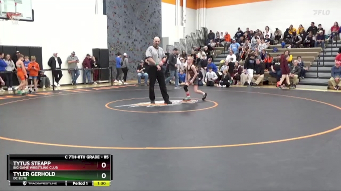 85 lbs 1st Place Match - Tyler Gerhold, DC Elite vs Tytus Steapp, Big ...