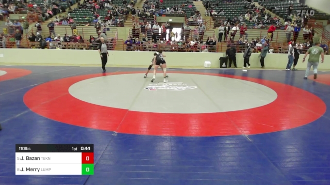 110 lbs Consi Of 4 - Joseph Bazan, Teknique Wrestling vs Jacob Merry ...
