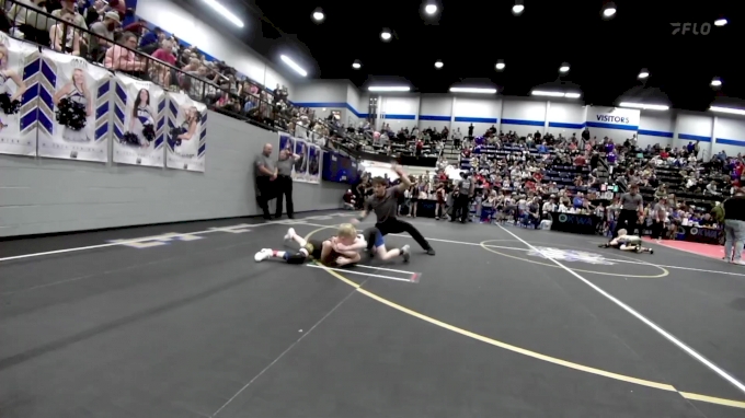 64 lbs Consi Of 4 - Aiden Warnock, Woodward Youth Wrestling vs Sam ...
