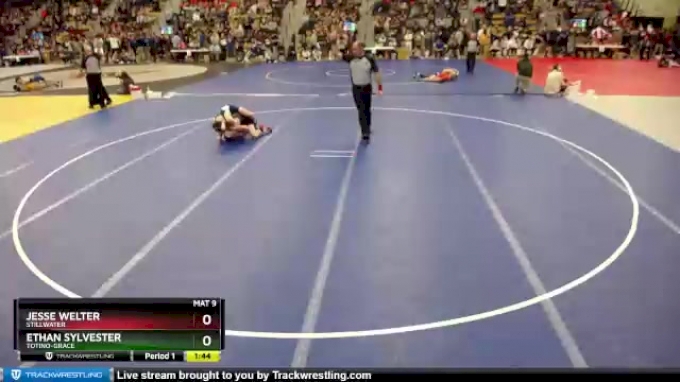 132 lbs Champ. Round 1 - Ethan Sylvester, Totino-Grace vs Jesse Welter, Stillwater