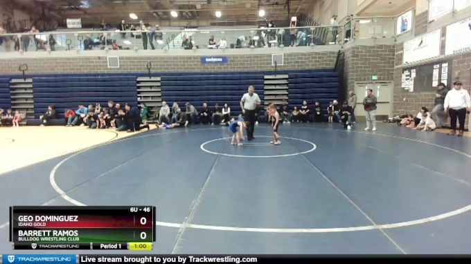 46 lbs Champ. Round 1 - Geo Dominguez, Idaho Gold vs Barrett Ramos ...