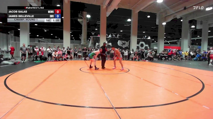 Masters B FS - 70 lbs Champ. Round 1 - Jacob Salas, Mad Cow Wrestling ...