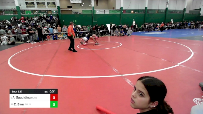 131 lbs Consi Of 16 #1 - Andrew Spaulding, Honeoye Falls-lima vs Cyler ...