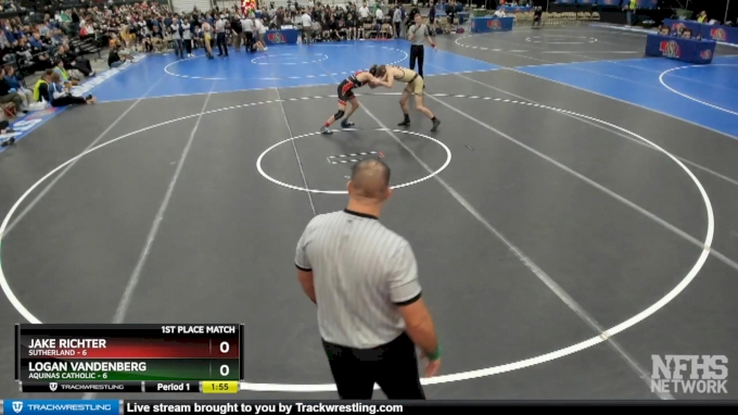 Logan Vandenberg (Aquinas Catholic) over Jake Richter (Sutherland)
