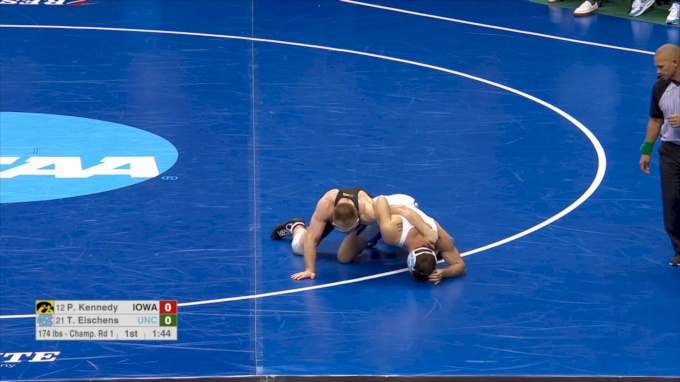 174 lb R32, Patrick Kennedy, Iowa vs Tyler Eischens, North Carolina