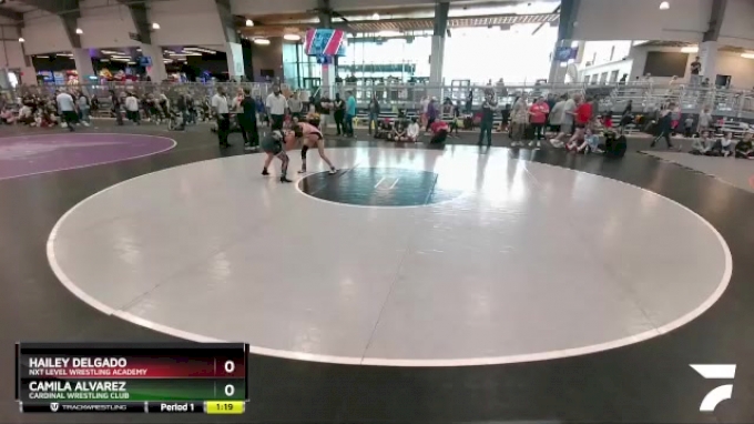 92 lbs 1st Place Match - Hailey Delgado, NXT Level Wrestling Academy vs ...