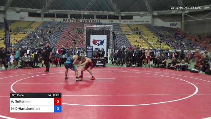 63 kg 3rd Place - Aidan Nutter, NMU-National Training Center vs Mason ...