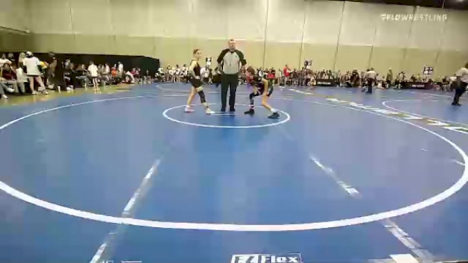 100 lbs Rr Rnd 3 - Macy Dobson, Mojo Grappling Academy Girls vs Addison ...