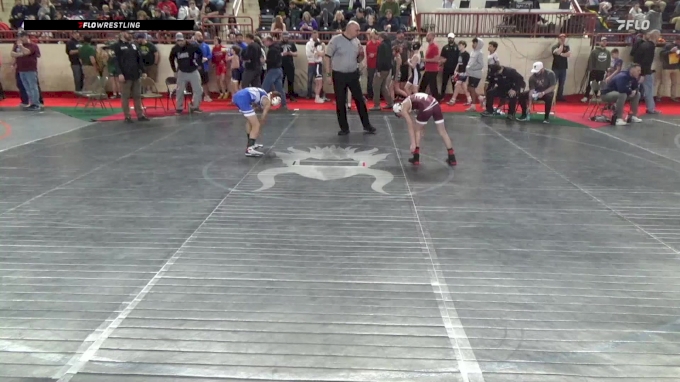80_B lbs Consi Rd 1 32 #2 - Trey Jackson, Bradford vs Maverick Fiscus ...