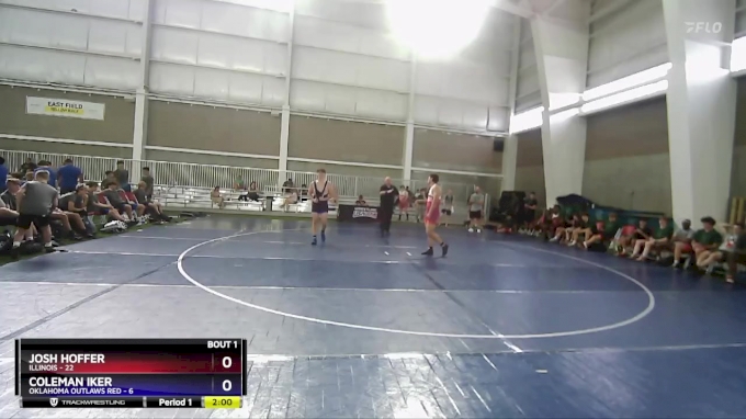 215 lbs Quarterfinals (8 Team) - Josh Hoffer, Illinois vs Coleman Iker ...