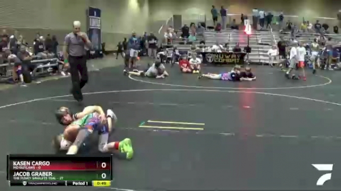 60 lbs Round 3 (6 Team) - Jacob Graber, The Funky Singlets Teal vs ...