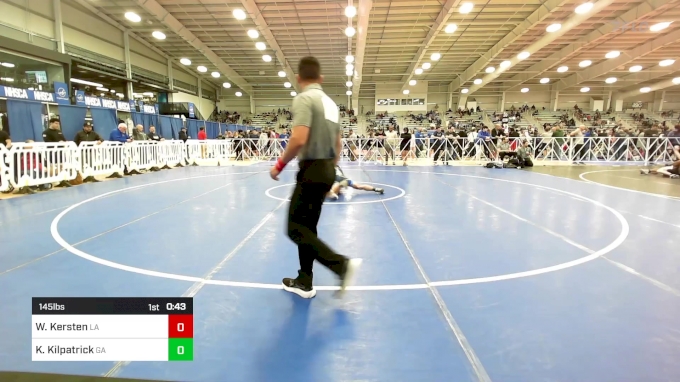 145 lbs Consi Of 16 #1 - Wade Kersten, LA vs Kevin Kilpatrick, GA
