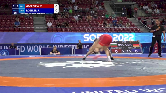 72 kg Qualif. - Vanesa Georgieva, Bulgaria vs Jennifer Roesler, Germany