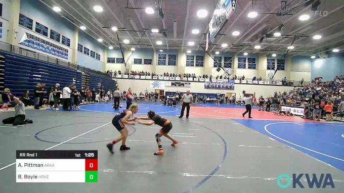87-93.1 lbs Rr Rnd 1 - Aleah Pittman, Arkansas Warthawgs vs Brekyn ...