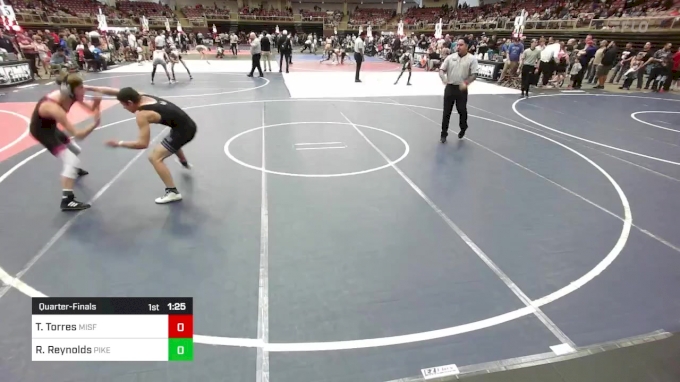 123 lbs Quarterfinal - Taylor Torres, Misfits vs Ryder Reynolds, Pikes ...