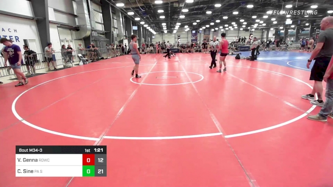 152 lbs Rr Rnd 3 - Vincent Genna, Red Devil Wrestling Club vs Caleb ...