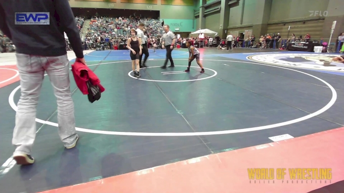 76 lbs Consi Of 4 - Maya Quarles, Red Star Wrestling Academy vs Devyn ...