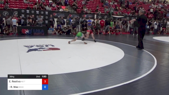 38 kg Final - Evan Restivo, M2 Training Center vs Rylen Wax, Beast Mode ...