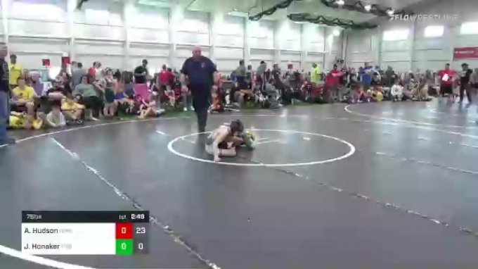75 lbs Round 3 - Ayden Hudson, Donahue W.A. vs Jacob Honaker, Tristate ...