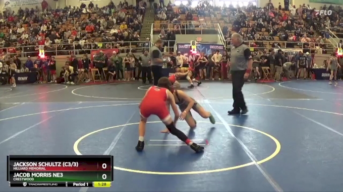106 lbs Champ. Round 2 - Jackson Schultz (c3/3), Hilliard Memorial vs ...
