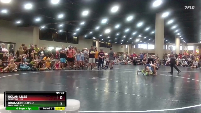 80 lbs Round 4 (6 Team) - Nolan Liles, Rabbit WC vs Branson Boyer, Team ...